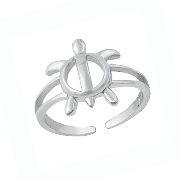 Turtle Toe Ring - Etsy