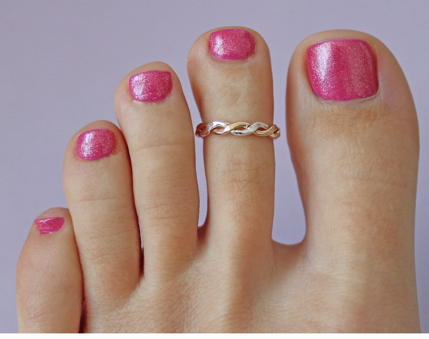 Twine Medley Adjustable Toe Ring / Braid Twine in 2 Color - Etsy