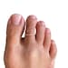 BIG Toe Ring / 2mm Fitted Toe Ring / .925 Sterling Silver / for the Big ...