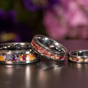 Custom Flower Ring. Flower Preservation Ring. Send in Your Flowers ...