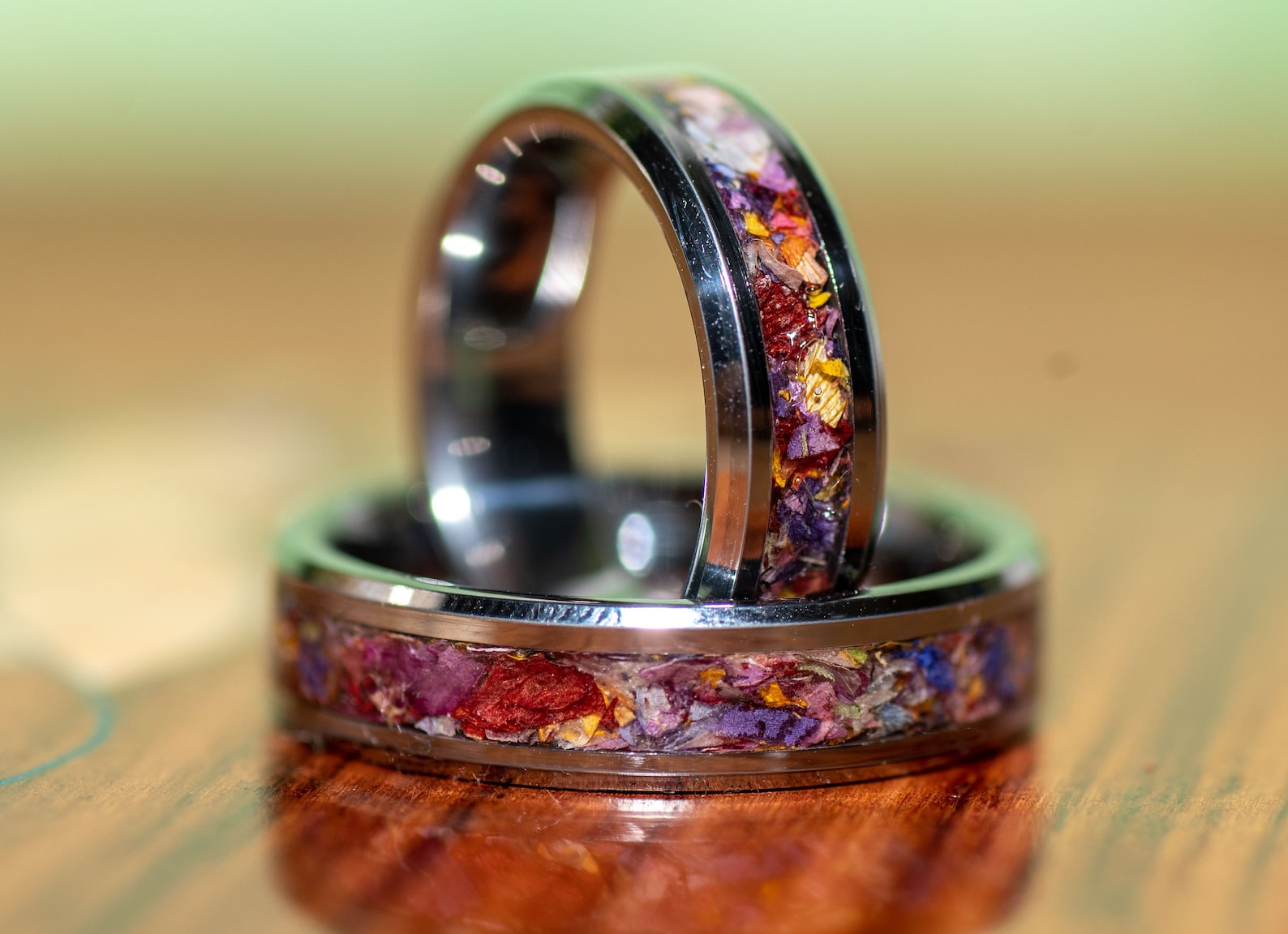 Custom Flower Ring. Flower Preservation Ring. Send in Your - Etsy