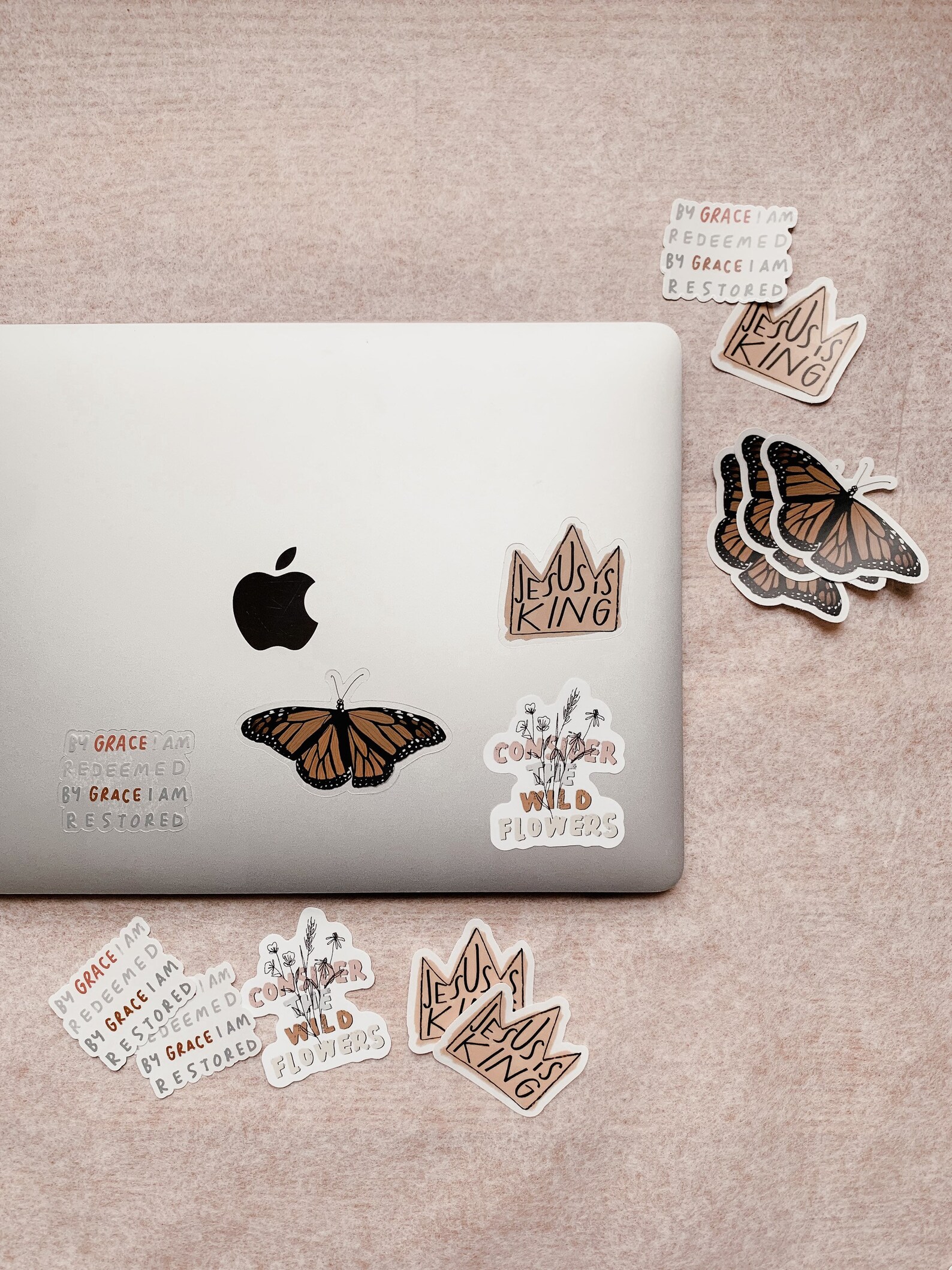 Jesus is King Sticker Clear Die Cut Vinyl Sticker - Etsy