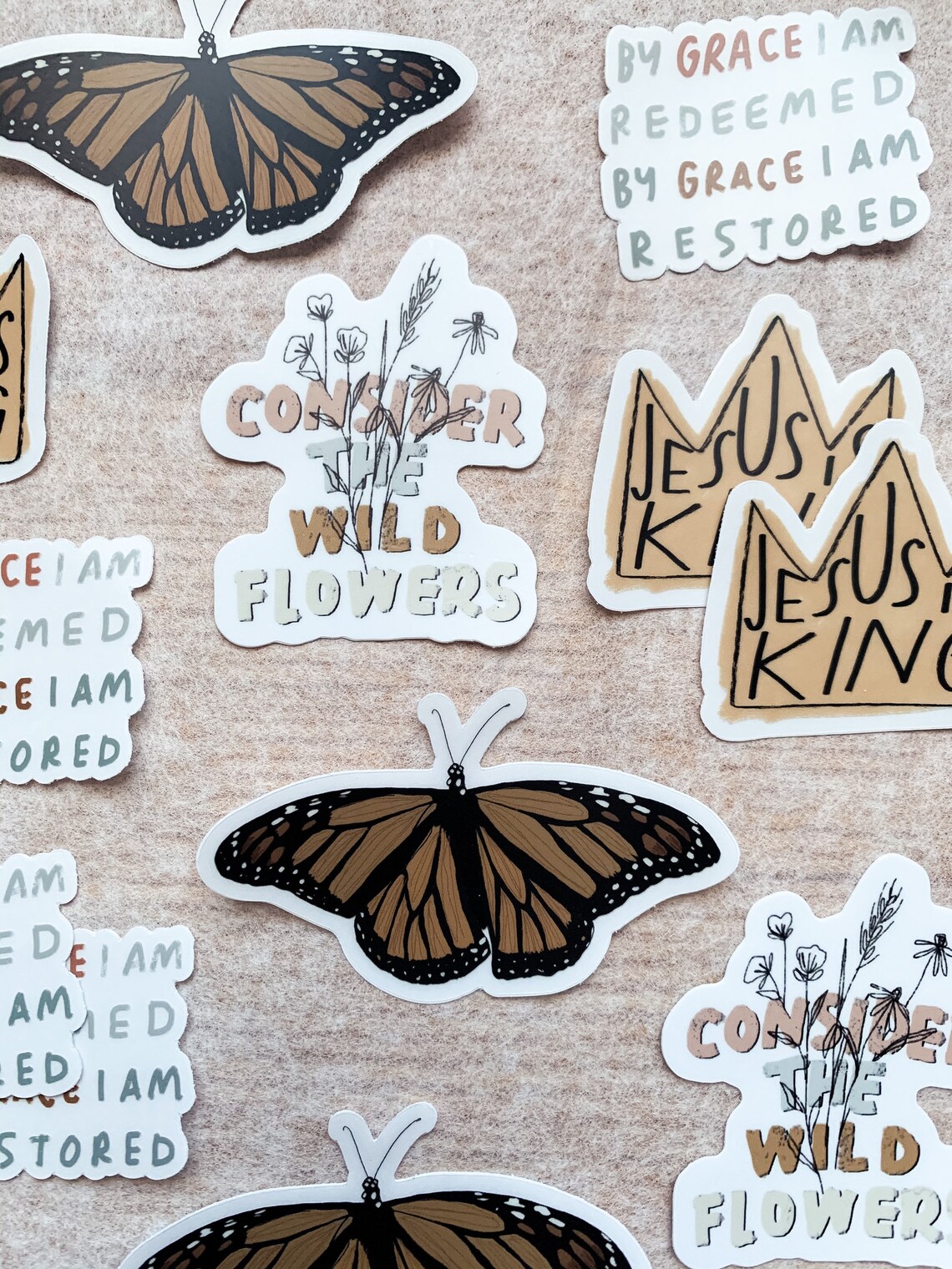 Consider the Wildflowers Sticker Die Cut Vinyl Sticker | Etsy