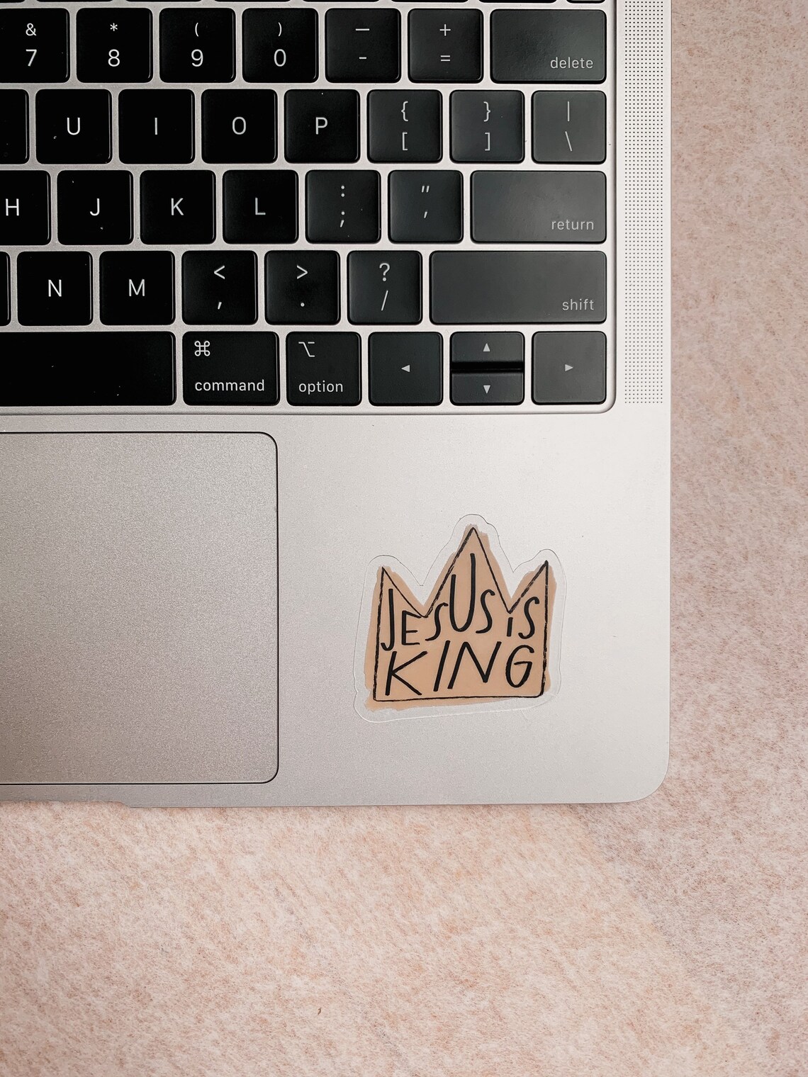 Jesus is King Sticker Clear Die Cut Vinyl Sticker - Etsy