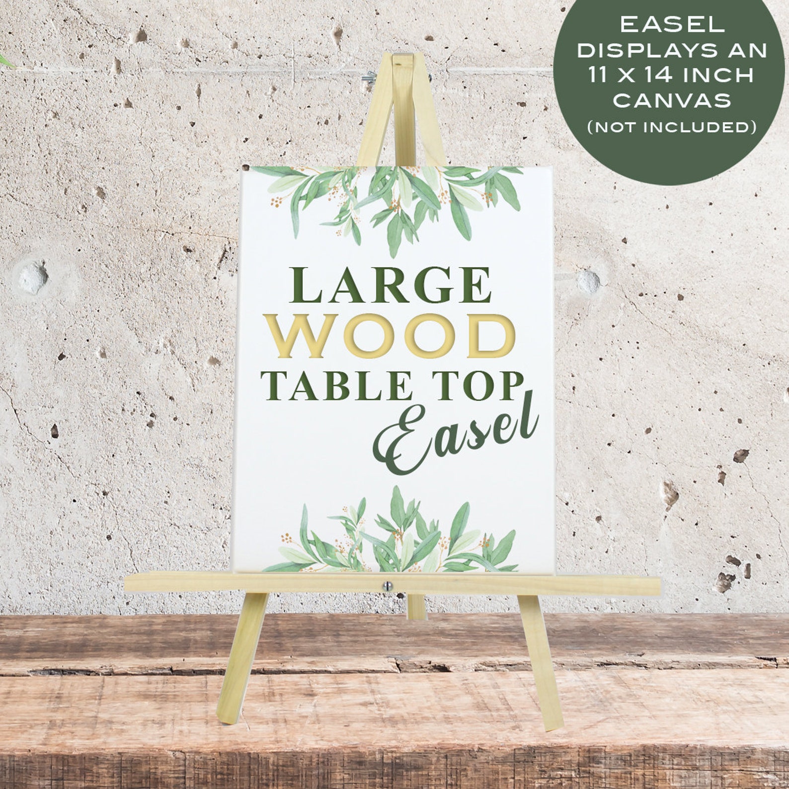 Wood Tabletop Easel Table Top Easel for Sign Natural Wood | Etsy