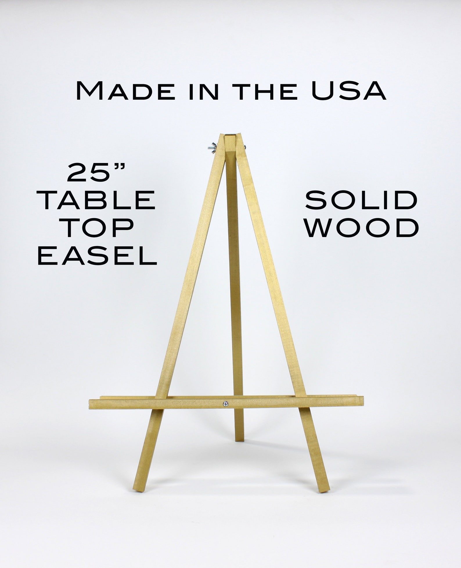 Gold Tabletop Easel Wedding Table Easel Large Tabletop | Etsy