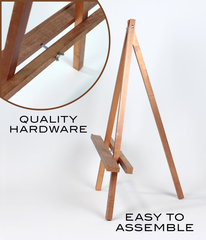 Rose Gold Easel, Table Top Easel for Sign, Wedding Sign Stand Easel ...