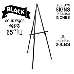 Easel for Wedding Sign Modern, Wooden Floor Easel for Welcome Sign ...