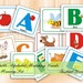 Alphabet Matching Cards ABC Memory Game Printable | Etsy