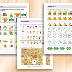 Visual Perception Activities | 41 Printable Worksheets With Solutions ...
