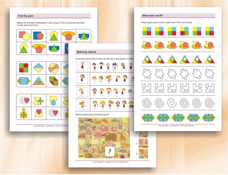 Visual Perception Activities | 41 Printable Worksheets With Solutions ...