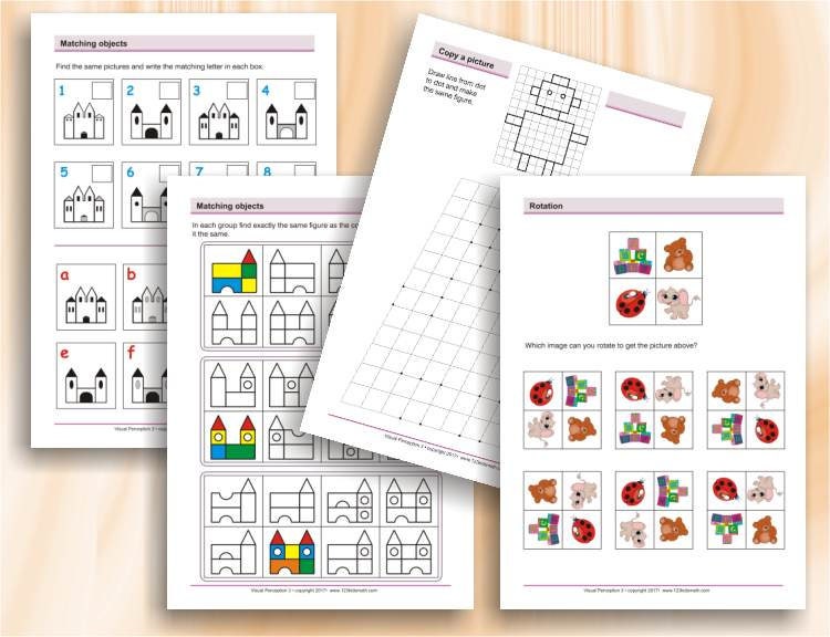 Visual Perception Activities | 41 Printable Worksheets With Solutions ...
