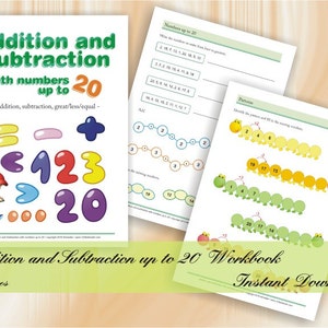 Addition and Subtraction With Numbers up to 20 | 1st Grade Math ...