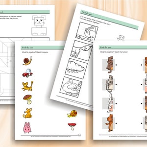 My First Exercises for Visual Perception and Concentration | 56 ...