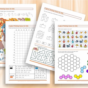 Logical Thinking Games for Kids - Brain Teasers for Children Ages 8 ...