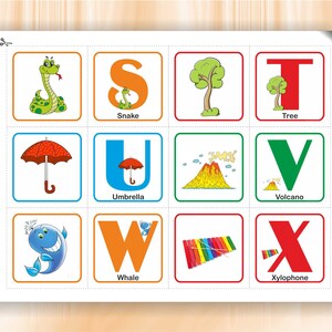 Alphabet Matching Cards | ABC Memory Game | Printable | Preschool ...