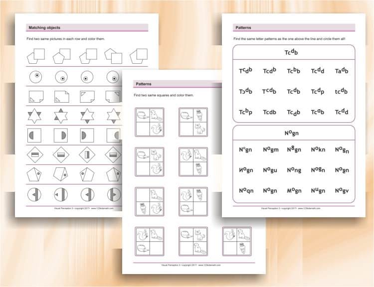 Visual Perception Activities | 41 Printable Worksheets With Solutions ...
