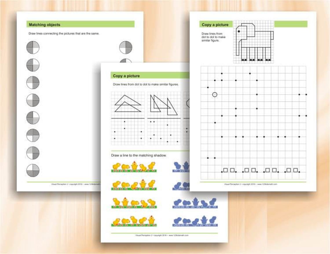 Visual Perception Activities Part 2 | 43 Printable Worksheets |download ...