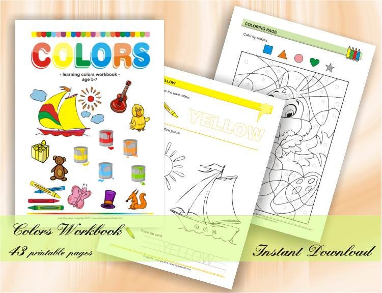 Colours - Learning Colours for Preschool Children - Download Digital ...