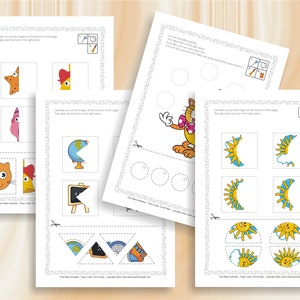 Fine Motor Activities - Trace, Color, Cut&paste | 65 Printable ...