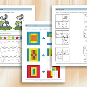 Visual Perception Activities | 40 Printable Worksheets |download ...