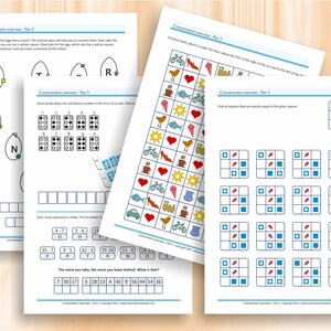 Concentration Exercises Workbook: Kids Puzzles, Ages 8-12 (digital ...