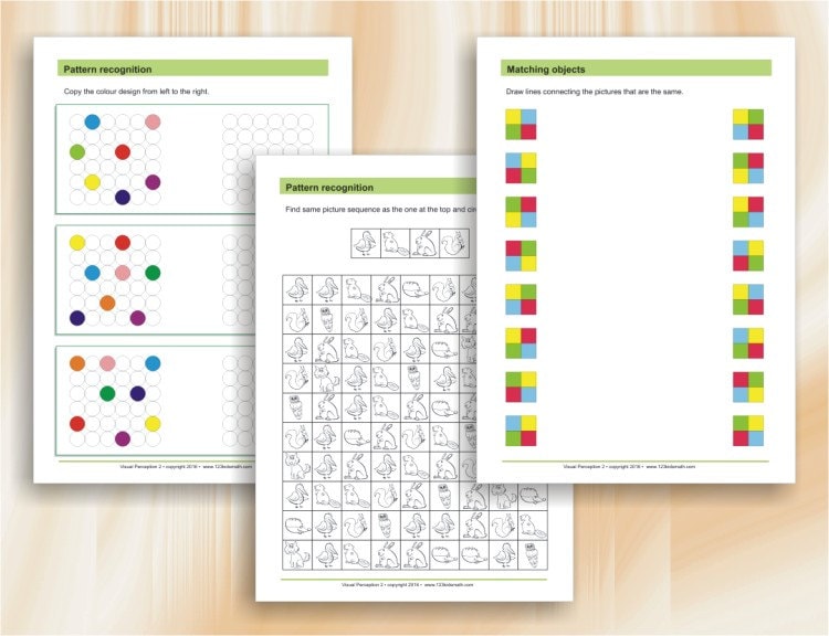 Visual Perception Activities Part 2 | 43 Printable Worksheets |download ...