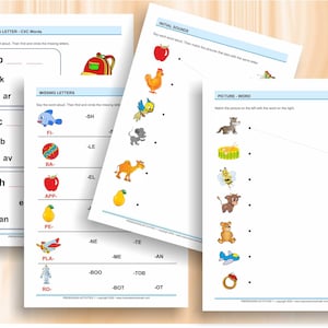 Pre-reading Activities (part 1) | Preschool & Kindergarten Worksheets ...