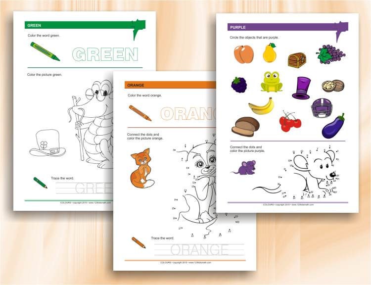 Colours - Learning Colours for Preschool Children - Download Digital ...