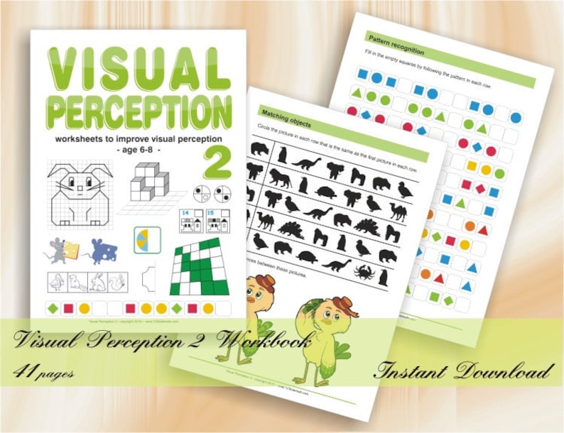 Visual Perception Activities Part 2 | 43 Printable Worksheets |download ...