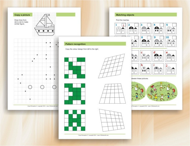 Visual Perception Activities Part 2 | 43 Printable Worksheets |download ...