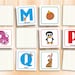 Alphabet Matching Cards | ABC Memory Game | Printable | Preschool ...