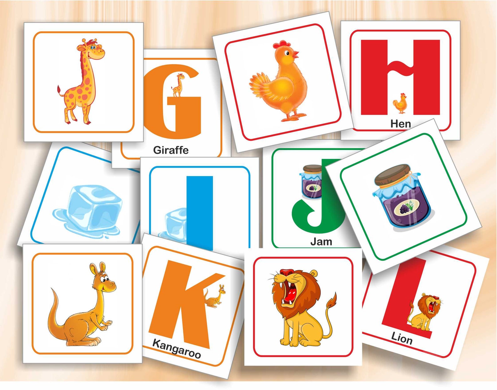 Alphabet Matching Cards | ABC Memory Game | Printable | Preschool ...
