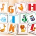 Alphabet Matching Cards | ABC Memory Game | Printable | Preschool ...