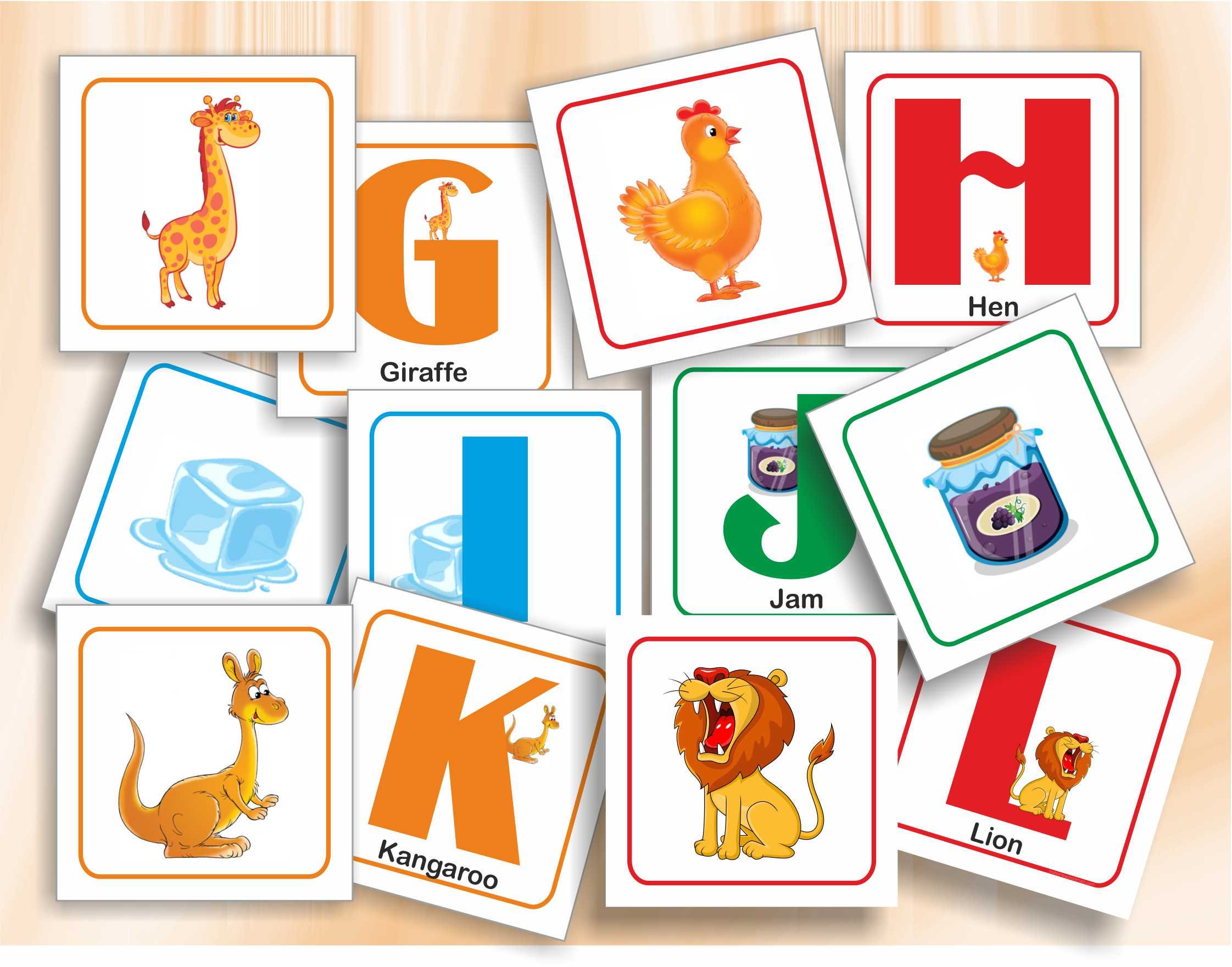 Alphabet Matching Cards | ABC Memory Game | Printable | Preschool ...
