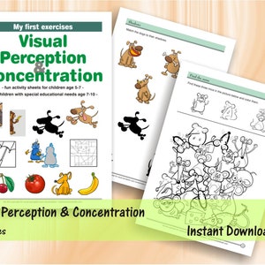 My First Exercises for Visual Perception and Concentration | 56 ...