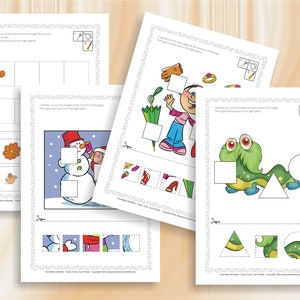 Fine Motor Activities - Trace, Color, Cut&paste | 65 Printable ...