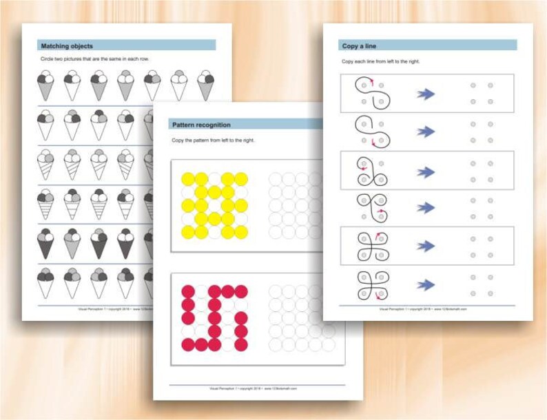 Visual Perception Activities | 40 Printable Worksheets |download ...