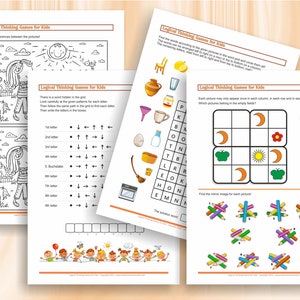 Logical Thinking Games for Kids - Brain Teasers for Children Ages 8 ...