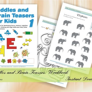 Riddles and Brain Teasers for Kids (age 5-8) | Worksheets With ...