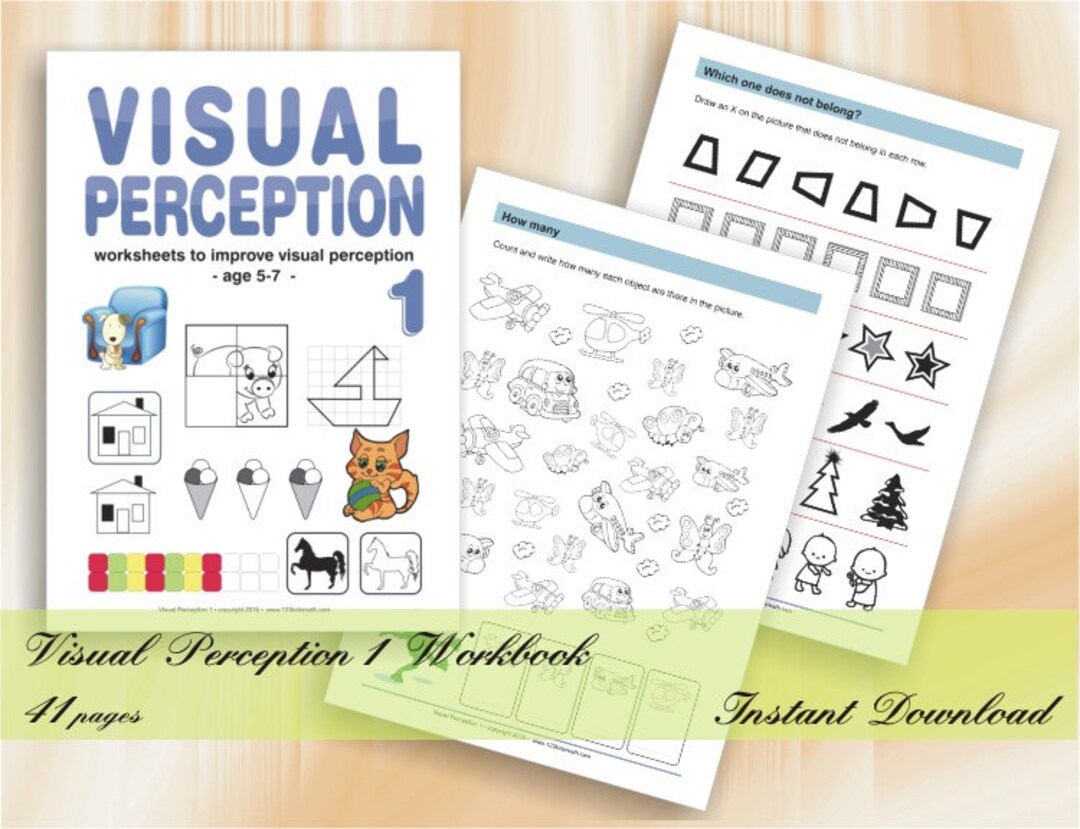 Visual Perception Activities | 40 Printable Worksheets |download ...