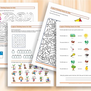 Logical Thinking Games for Kids - Brain Teasers for Children Ages 8 ...