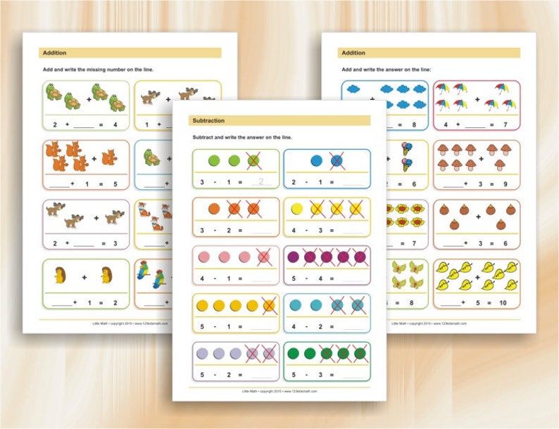 Little Math With Numbers 0-10 - Preschool & Kindergarten Math ...