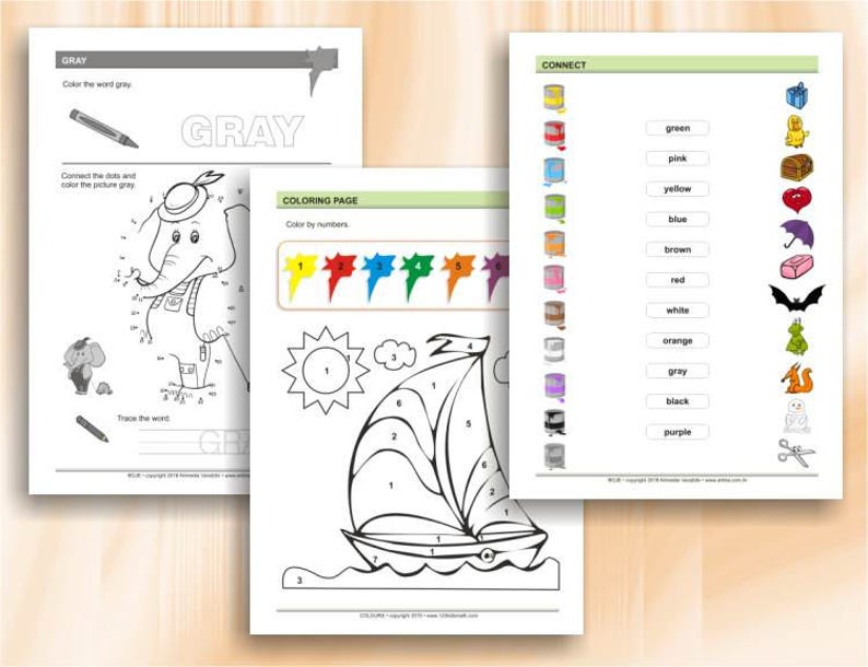 Colours - Learning Colours for Preschool Children - Download Digital ...