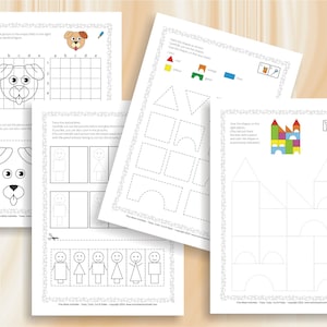 Fine Motor Activities - Trace, Color, Cut&paste | 65 Printable ...