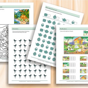 Concentration Exercises for Kids - Part 1 (age 6-9) | 43 Printable ...