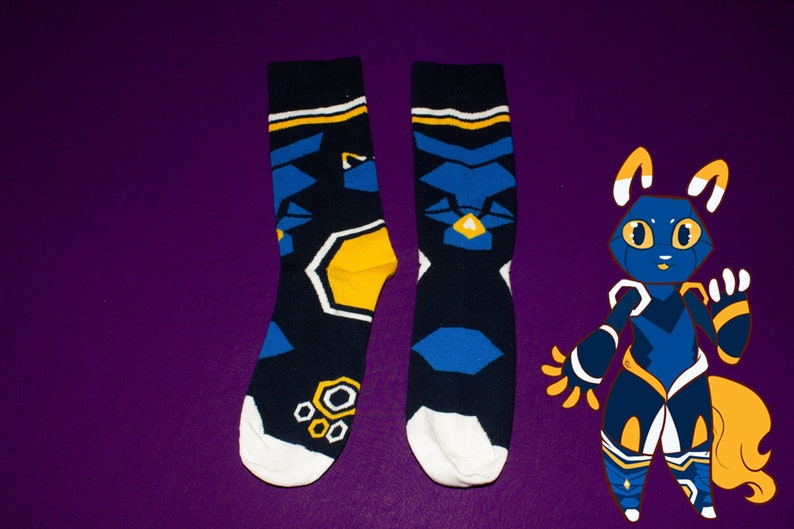 E621 Inspired Socks Faux Paws Socks Esix - Etsy
