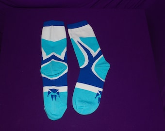 Cyan Socks - Etsy