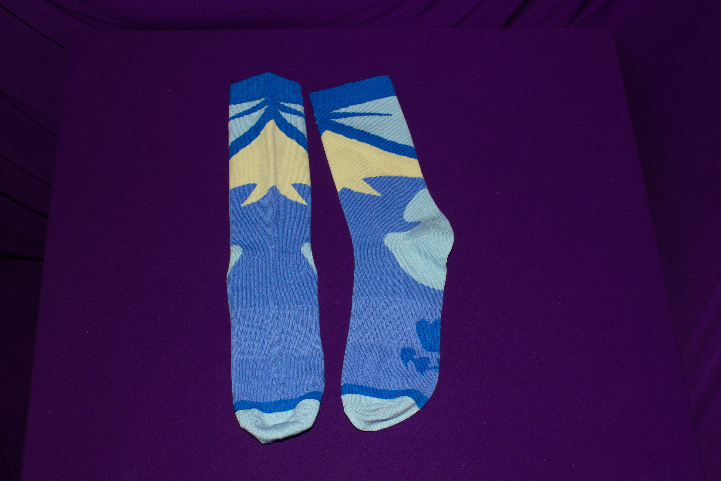 Vaporeon Inspired Socks Faux Paws Socks Poseidon | Etsy