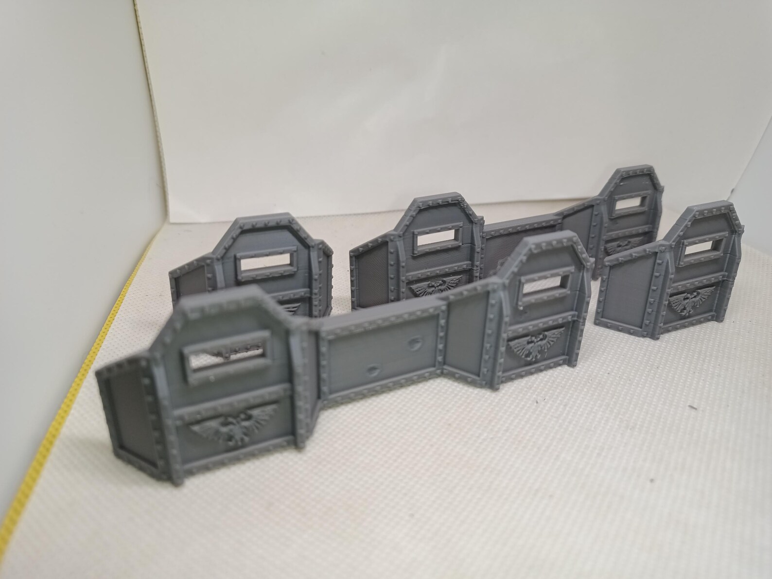 Set of 4x Aegis 40k Defense Line WARHAMMMER Tabletop RPG Terrain ...